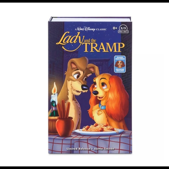 Disney | Toys | Nwt Disney Vhs Plush Lady And The Tramp | Poshmark